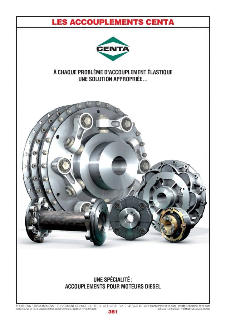 Page 361 - LES ACCOUPLEMENTS CENTA - Prud'homme Transmissions
