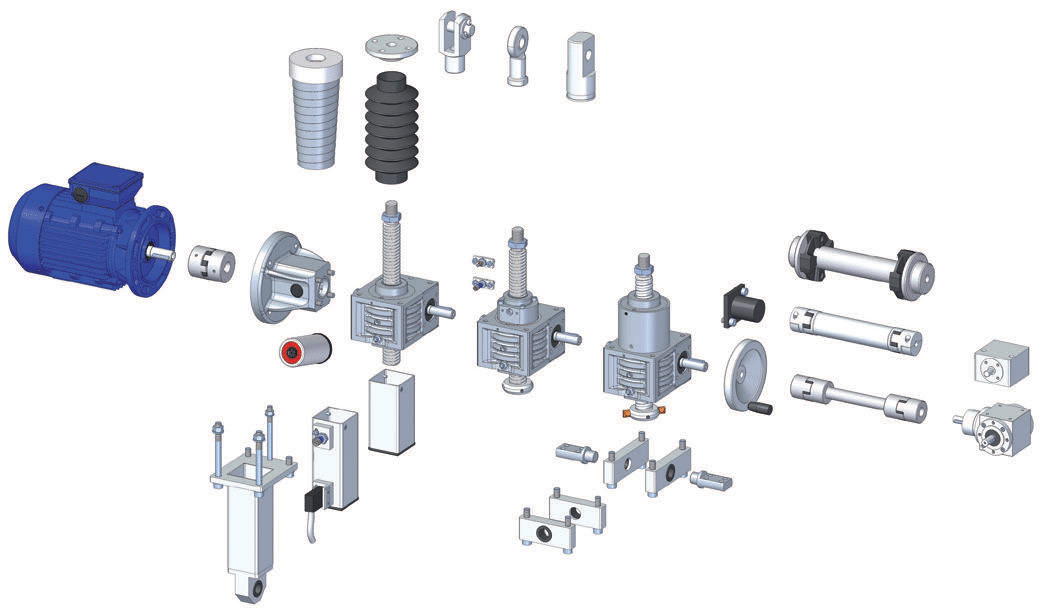 Page 266 - VÉRINS A VIS TRAPÉZOÏDALES COMPACTS - Prud'homme Transmissions